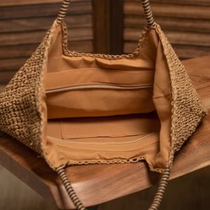 Straw Tote Bag - Natural - Edgewater Pools - Las Vegas - Custom Pools ...