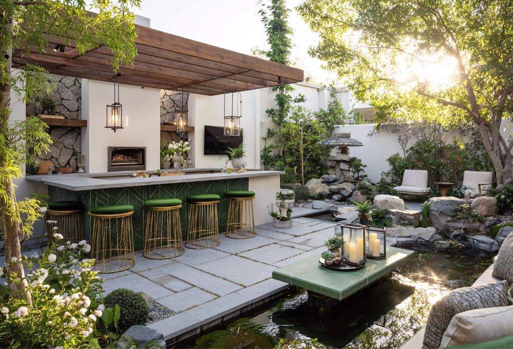 Outdoor Kitchen Design and Build Spring Valley | Edgewater Custom Pools